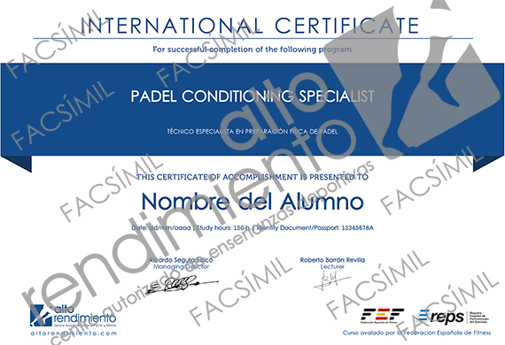 DESCUBRE NUESTRO CURSO DE PADEL ONLINE | Alto Rendimiento